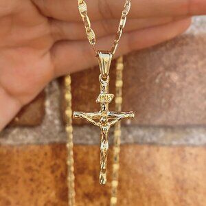 Prime Jewelry 269 | Jewelry | Brand New 4k Gold Filled Cross Jesus ...